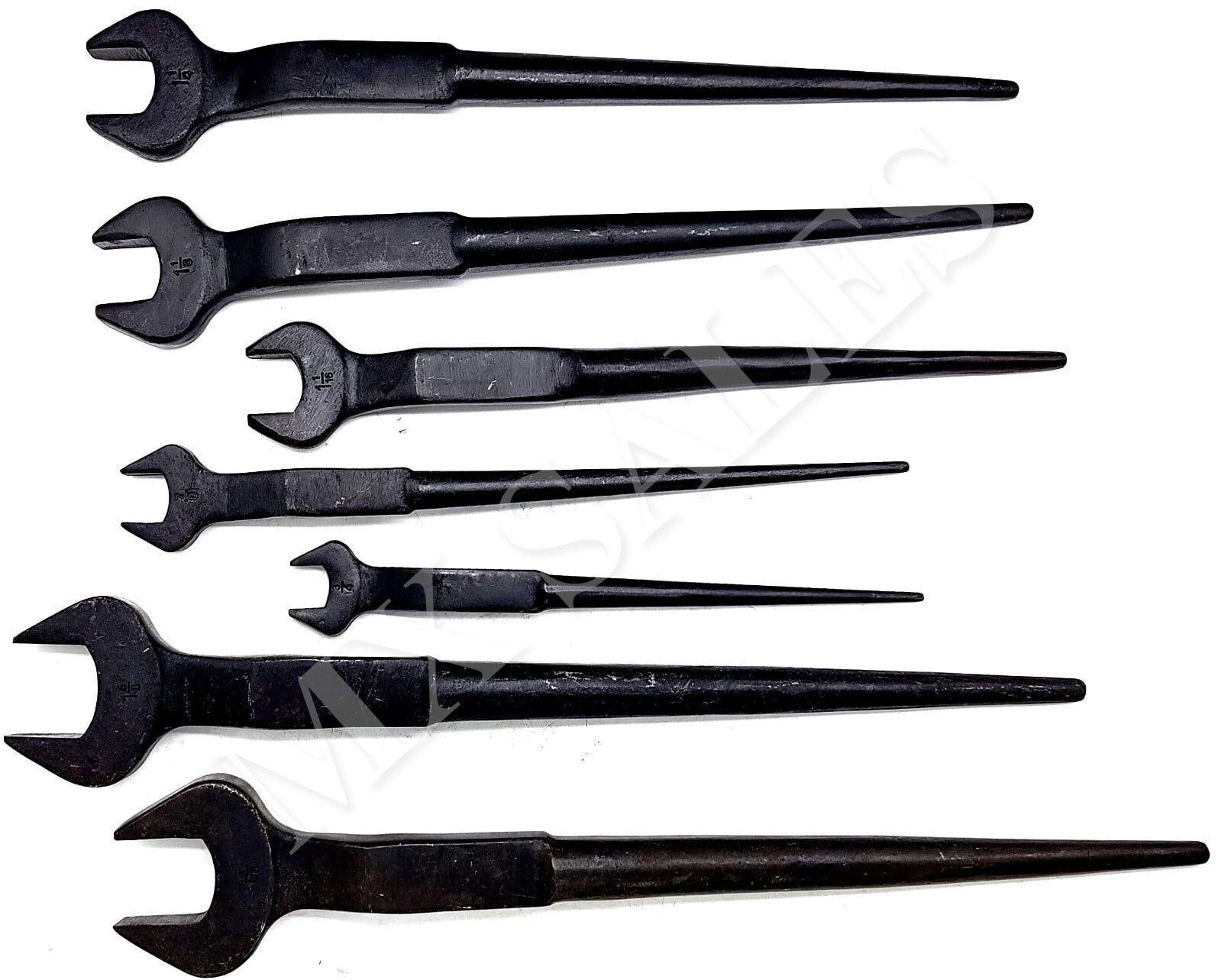 7pc IRON WORKER SPUD WRENCH SET CONSTRUTION WRENCH ALIGNING BOLTS ...