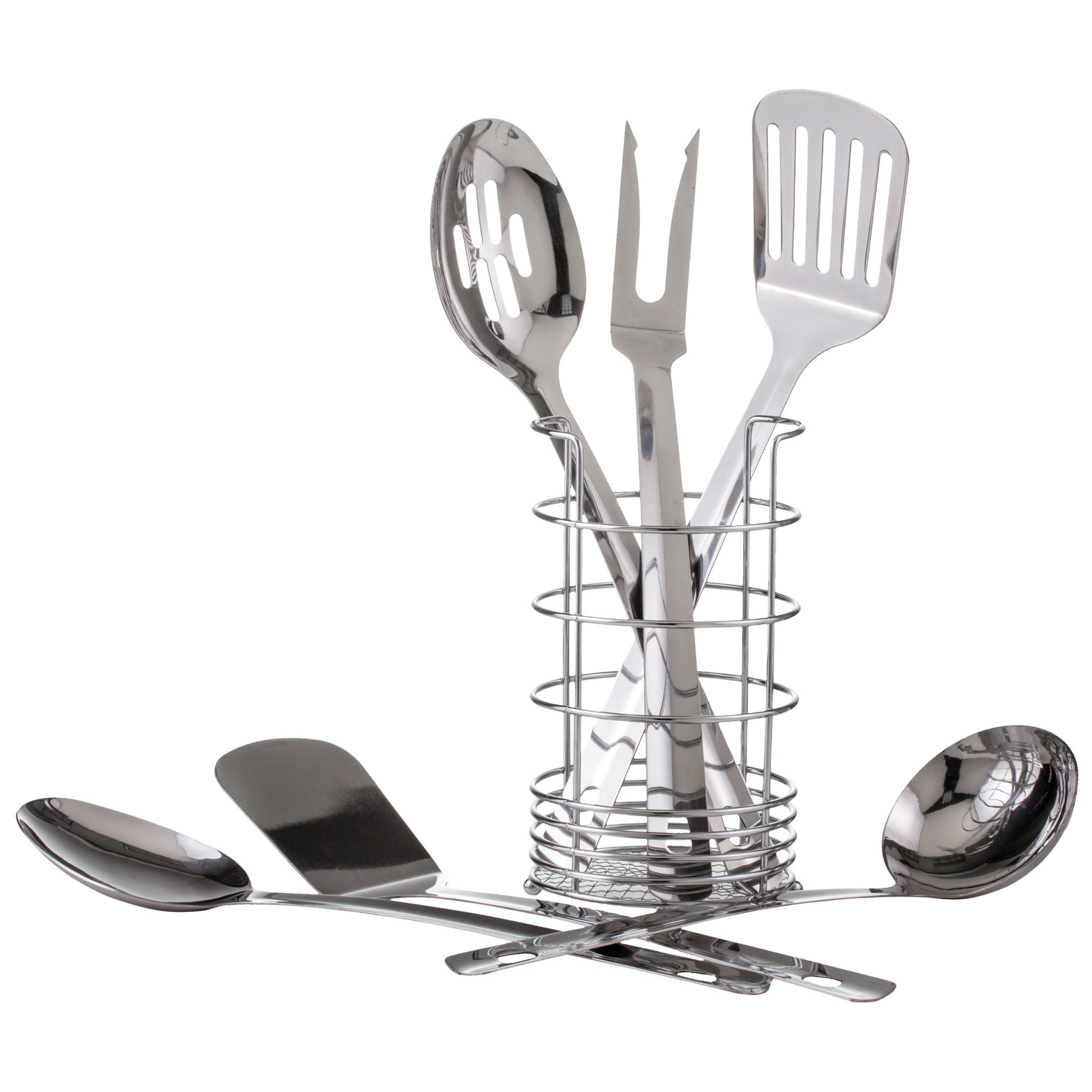7pc S/S Kitchen Tool Set - Walmart.com