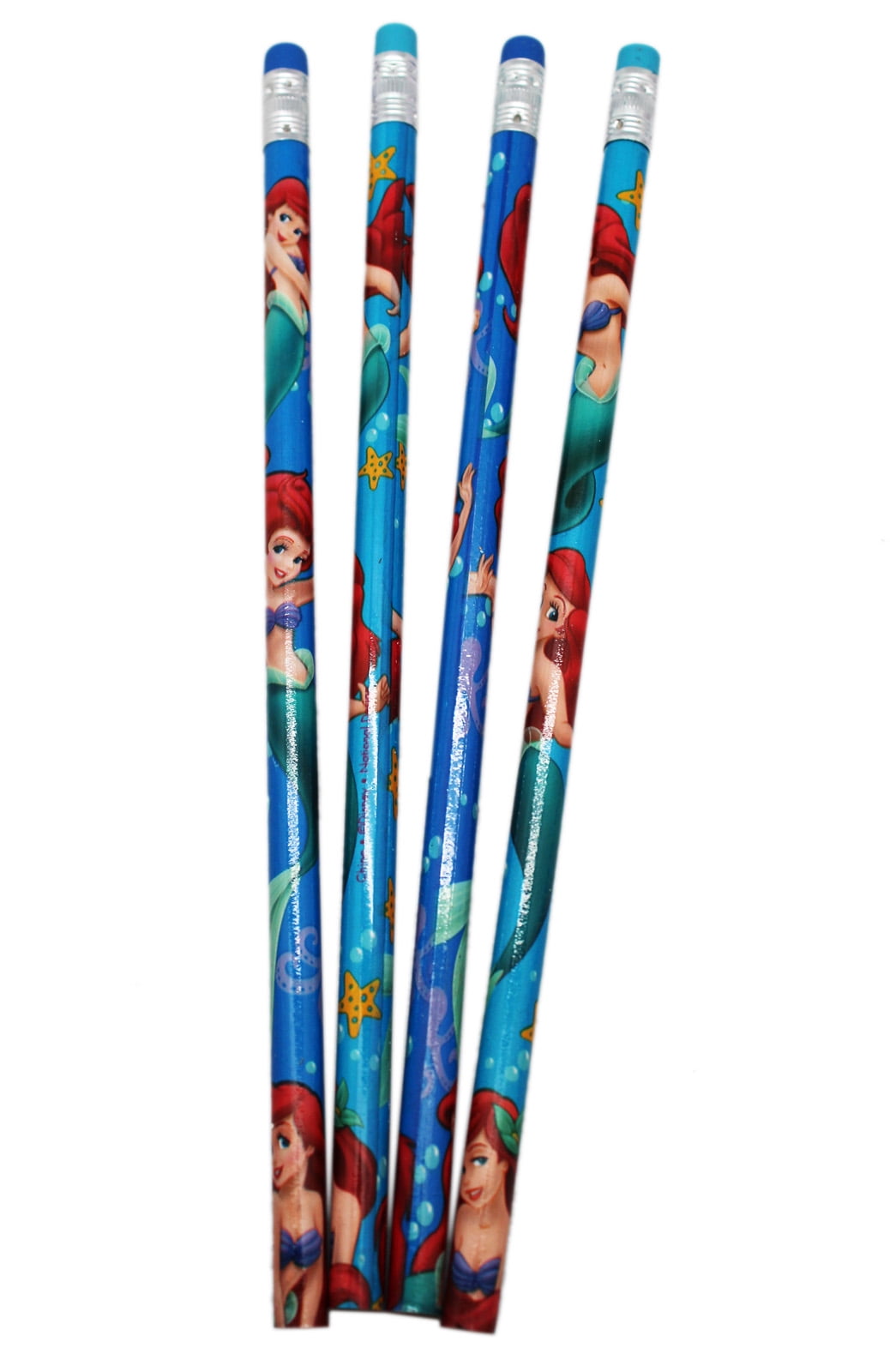 7pc-Set Disney's The Little Mermaid Two Design Wooden Pencil Set ...