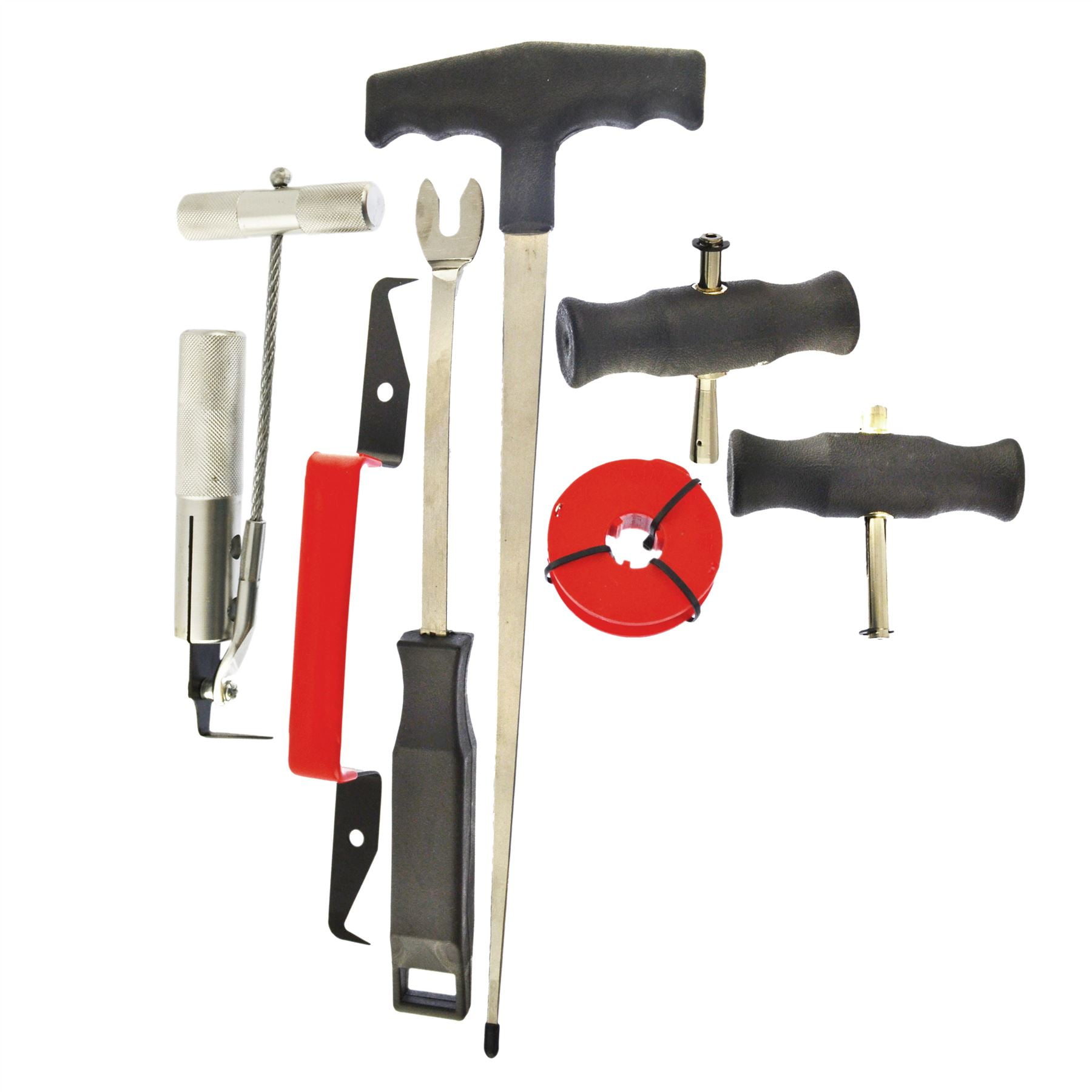 7pc Windshield Removal Kit Glass Window Screen Rubber Seal Trim Cutter ...