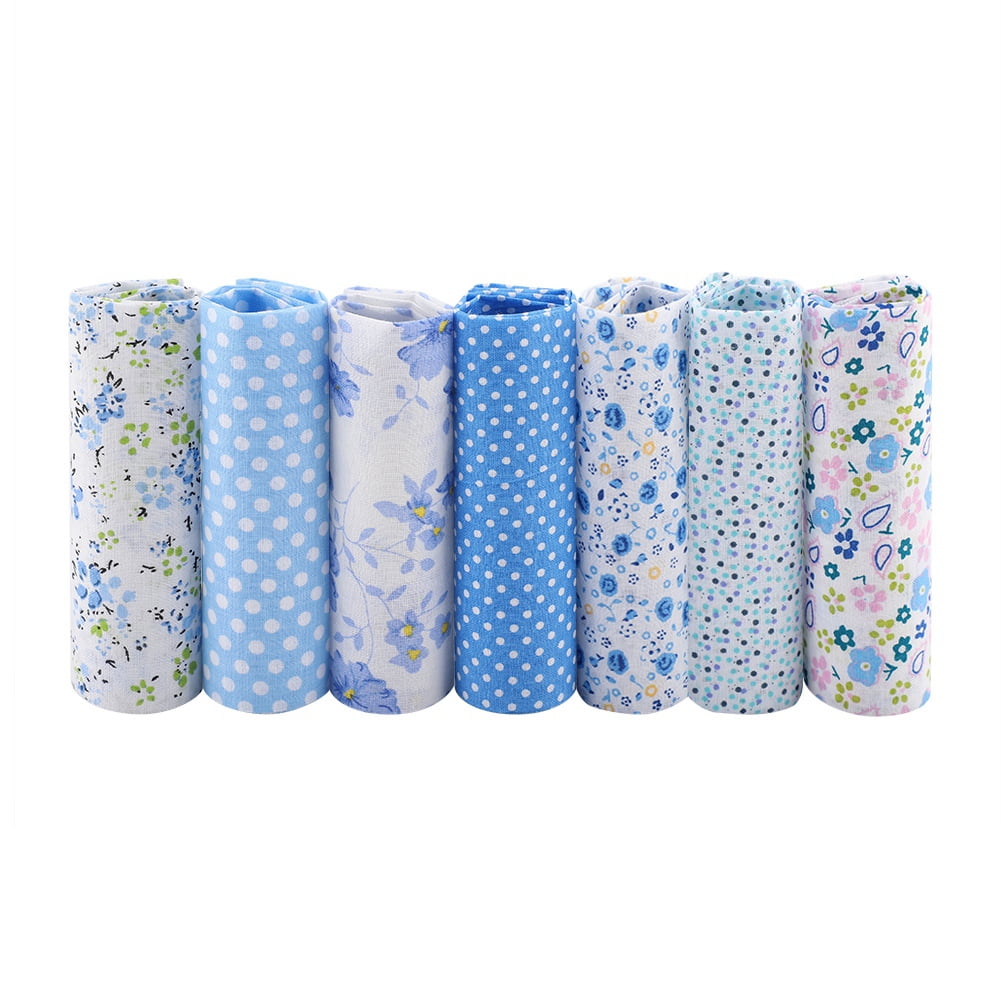 7pcs 25*25cm Cotton Fabric DIY Assorted Squares Pre-Cut Bedding Suite ...