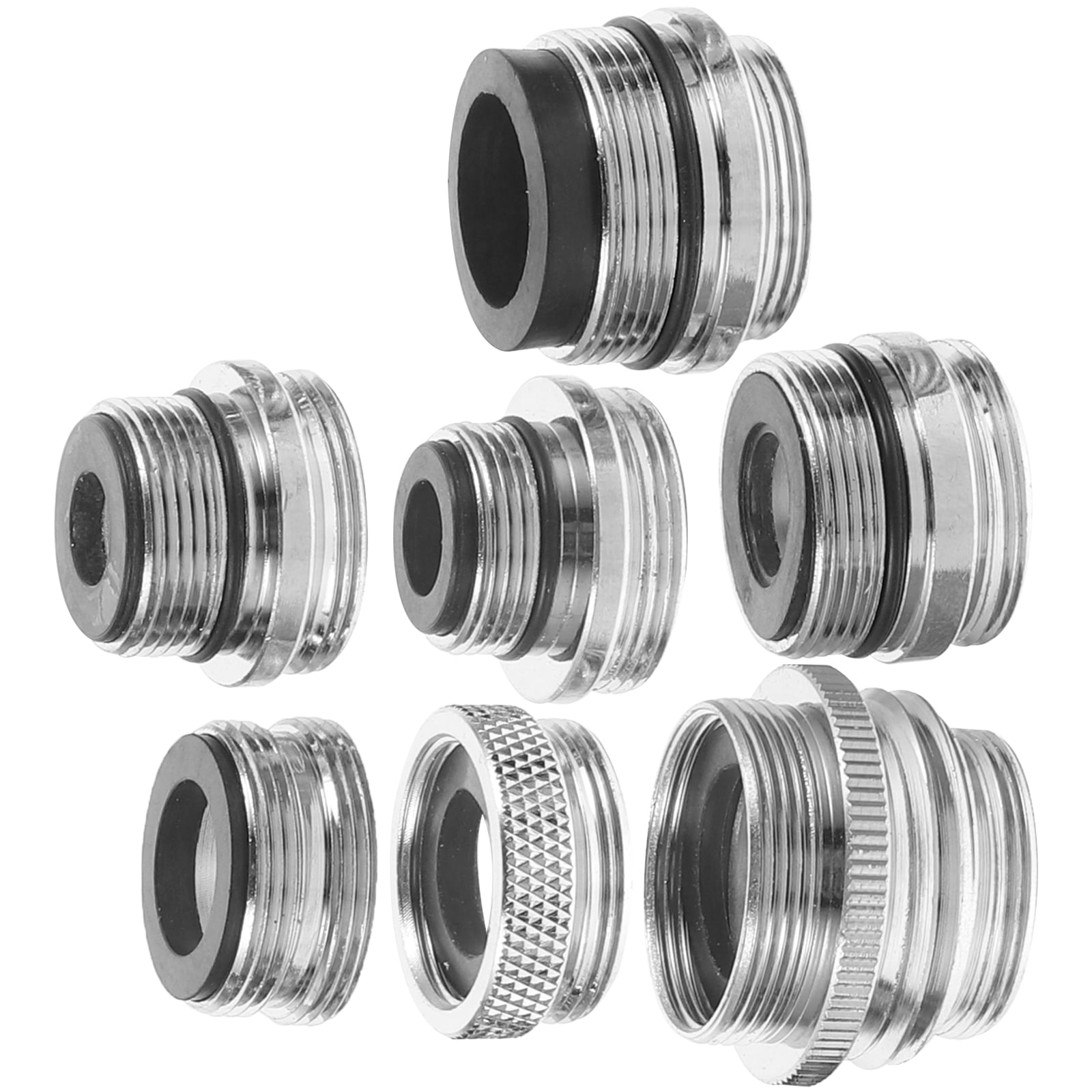 7pcs Aerator Faucet Adapter Male Assorted Garden Hose Kitchen Sink ...
