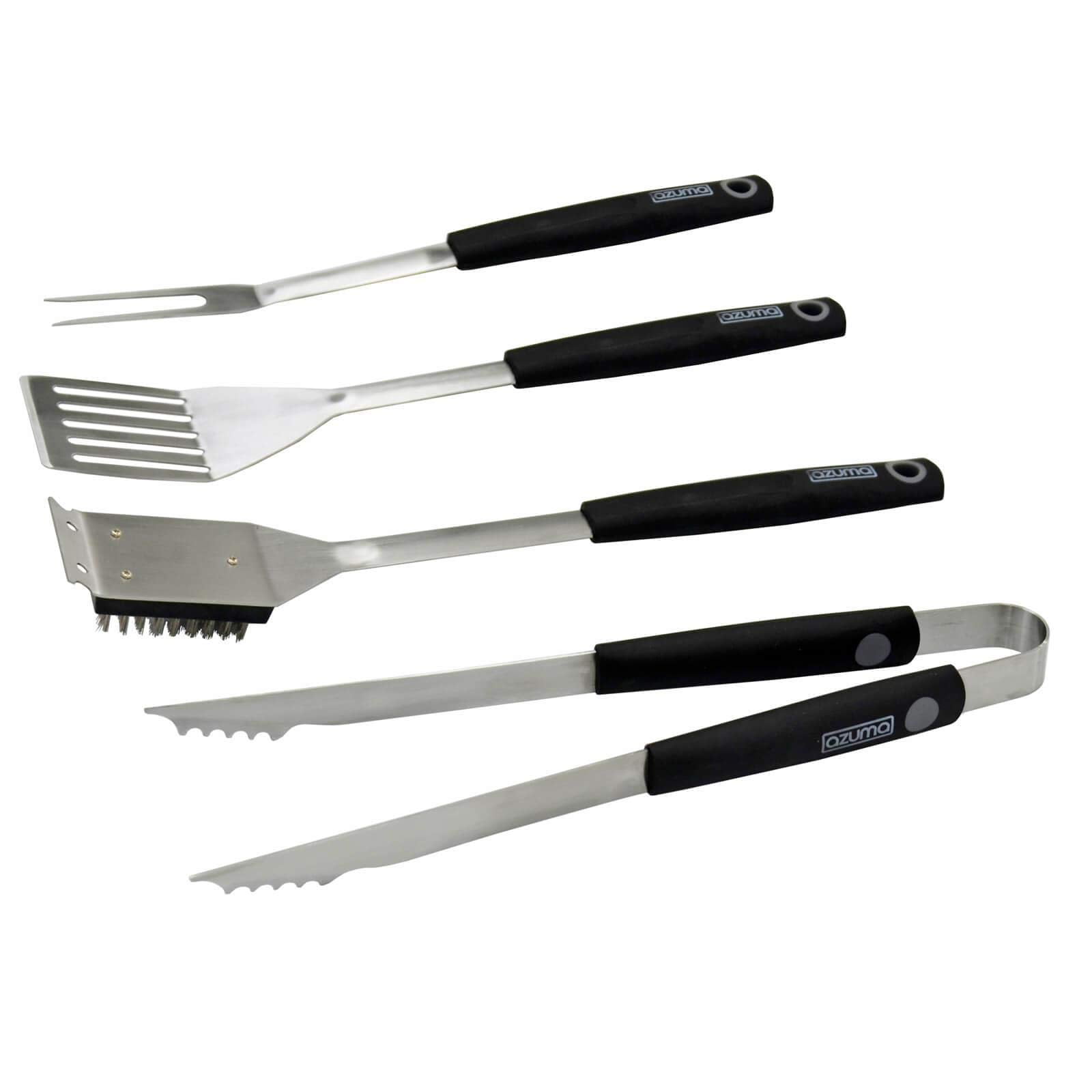 7pcs BBQ Stainless Steel Grill Tools Set with Aprons and Gloves ...