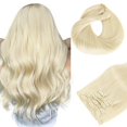 7pcs Clip In Human Hair Extensions 120g - Premium Remy Hair for Instant ...