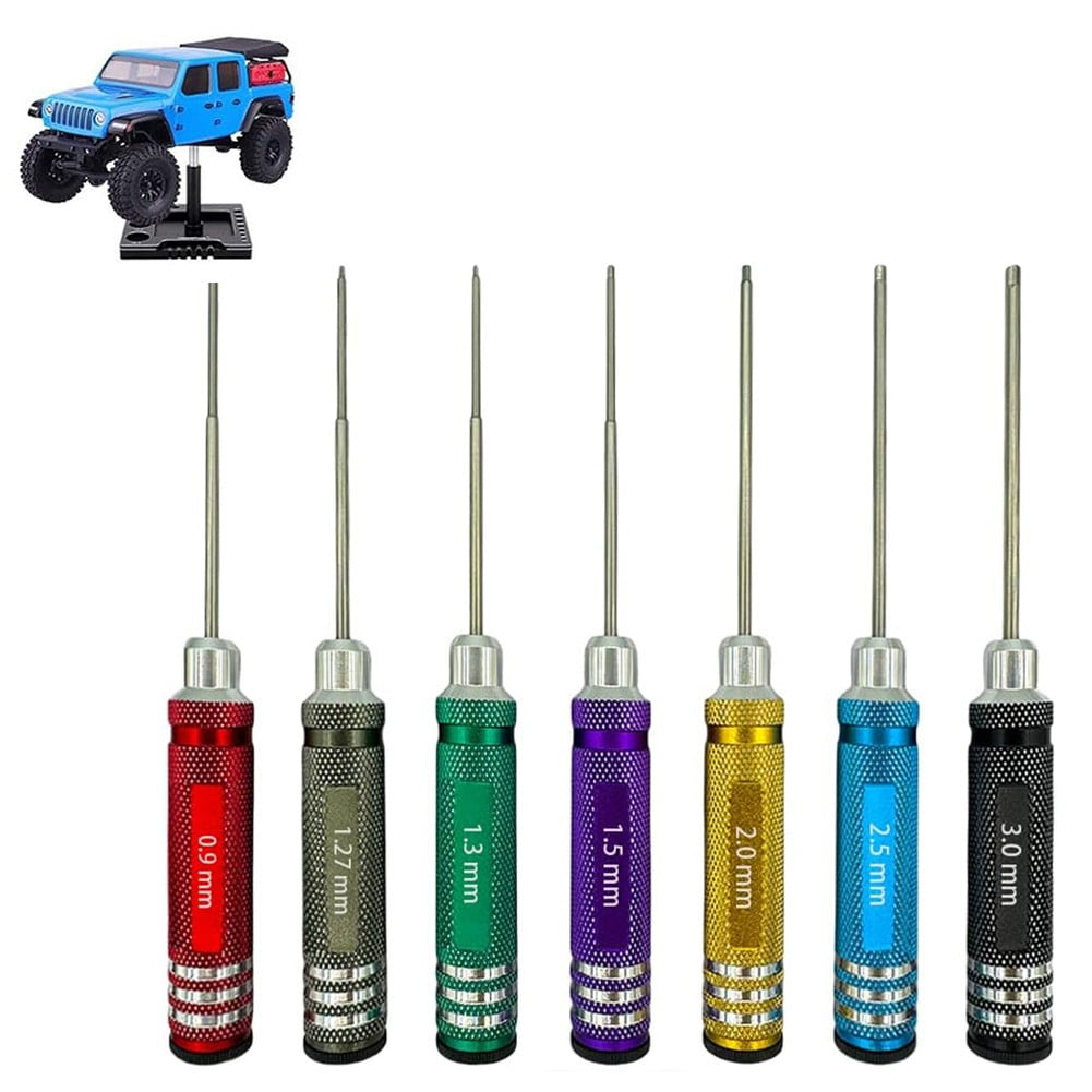 7pcs Colorful Hex Screwdriver Set Precision Repair Tools For Rc Car ...