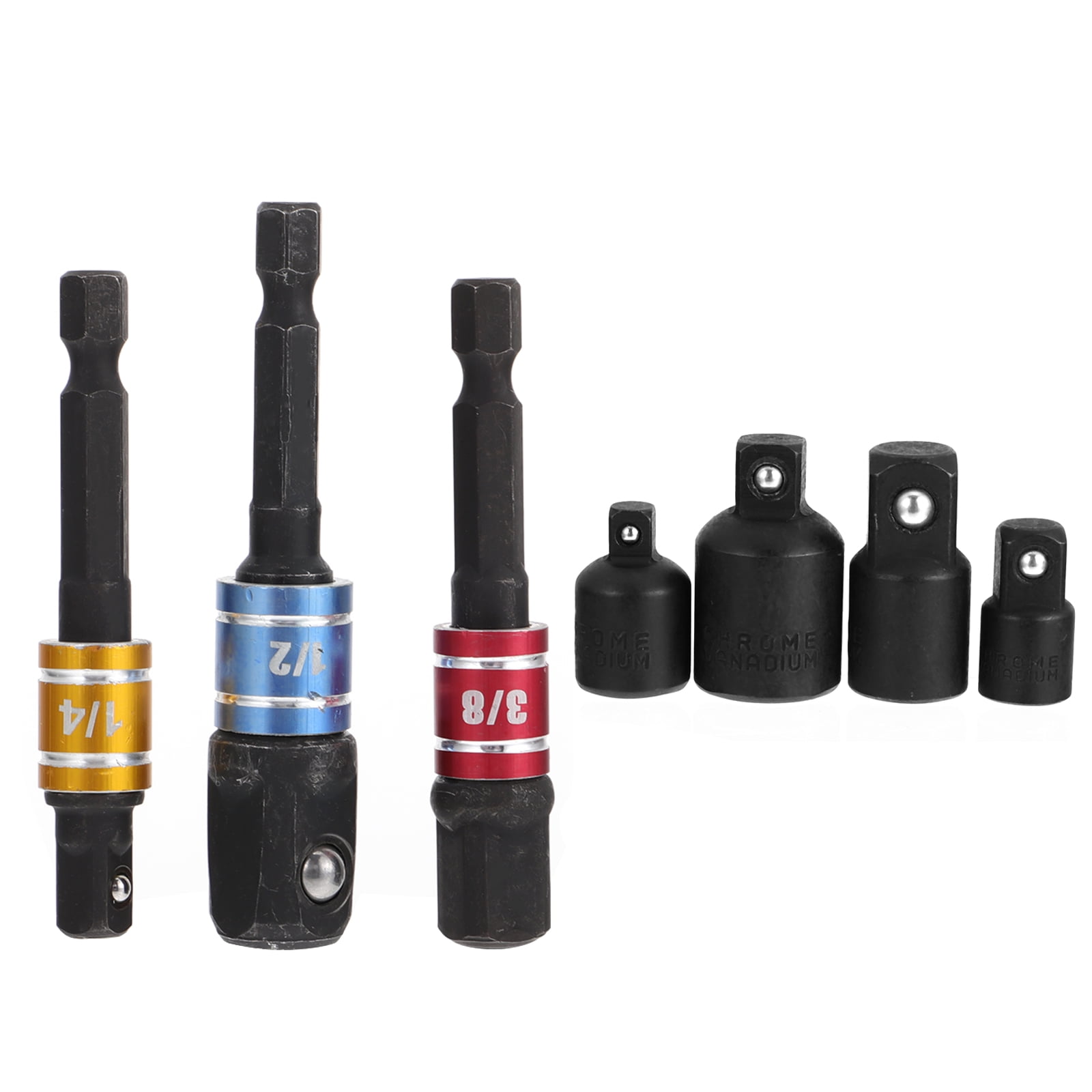 7pcs Cordless Screwdriver Conversion Socket Adapter Socket Nut Set ... 7pcs Cordless Screwdriver Conversion Socket Adapter Socket Nut Set ...
