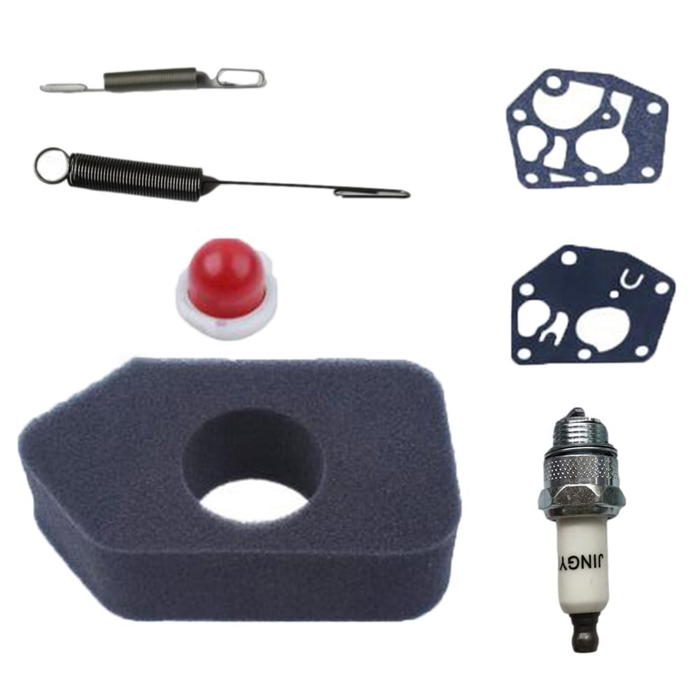 7pcs Engine Spring Air Filter Gaskets Spark Plug Kit Power Equipment ...