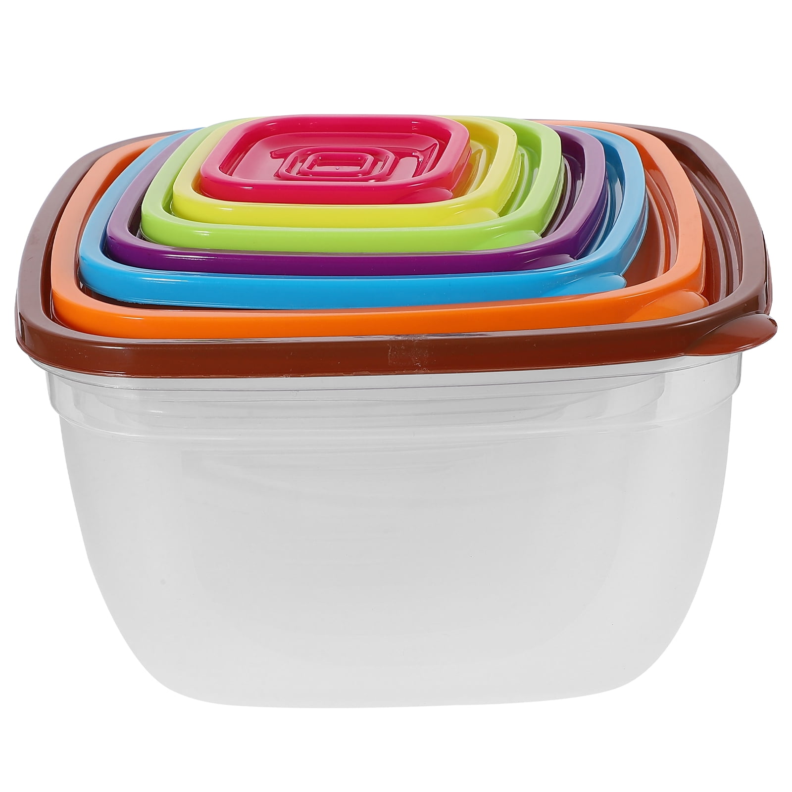 7pcs Food Storage Containers Stackable Fruit Vegetables Storage Bin ...