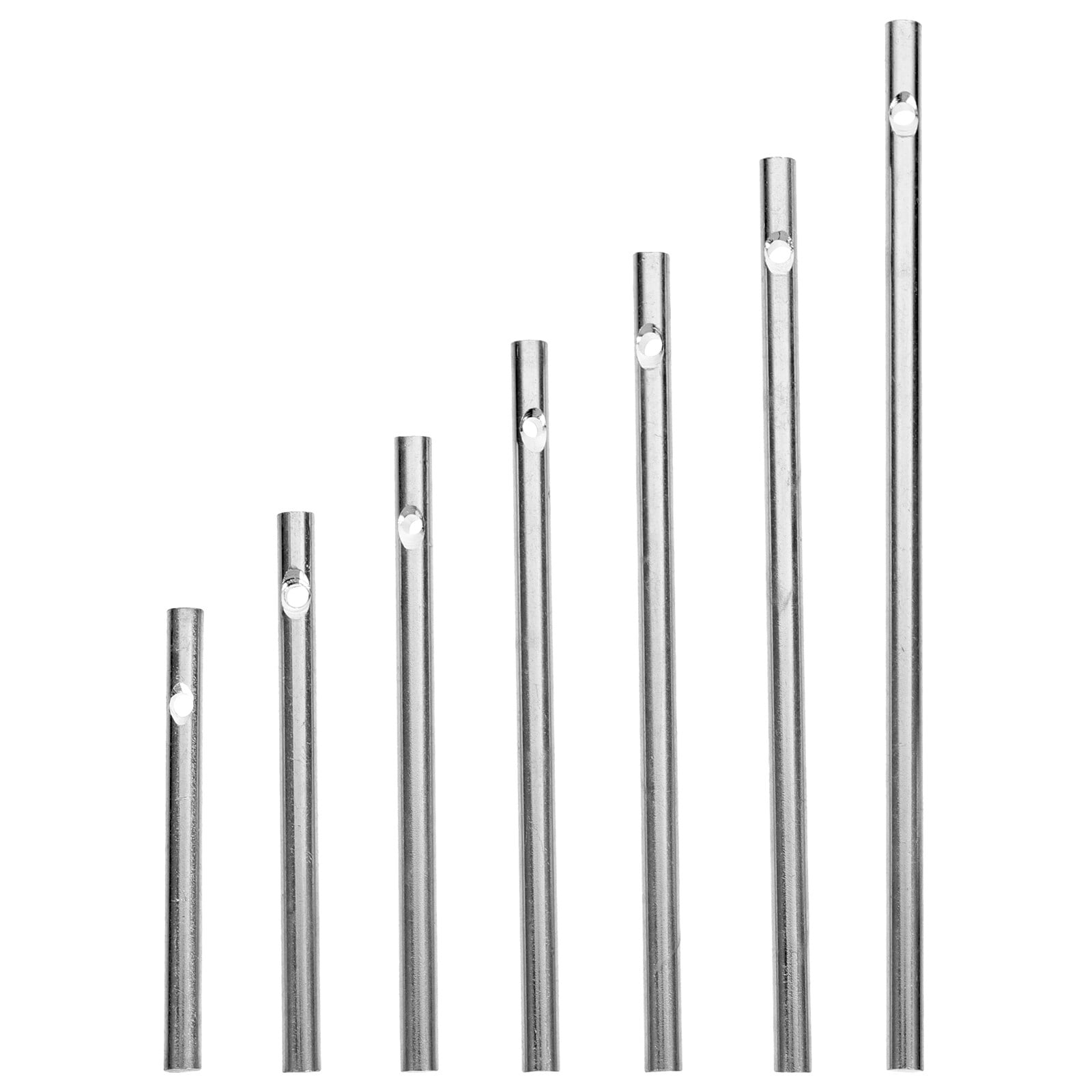 7pcs Hollow Wind Chime Tubes Aluminum Wind Chimes Pipe Replacement ...