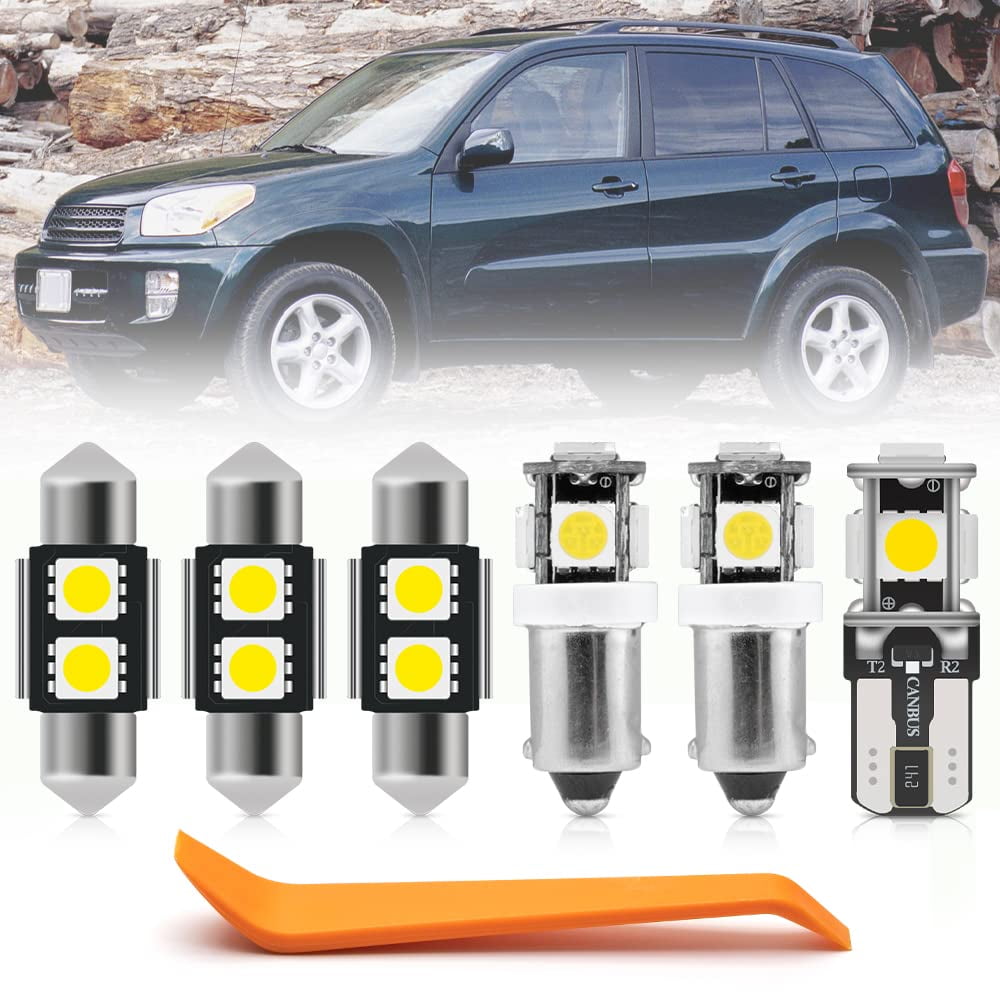 7pcs Interior LED Lights Bulb Kit for Toyota RAV4 1996 1997 1998 1999 ...