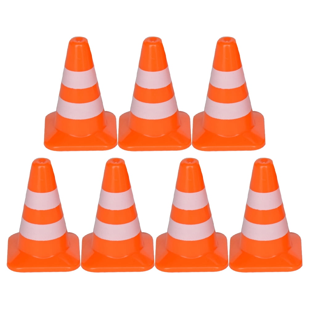 7pcs Kids Delicate Road Cones Kindergarten Teaching Aids Traffic Sign ...