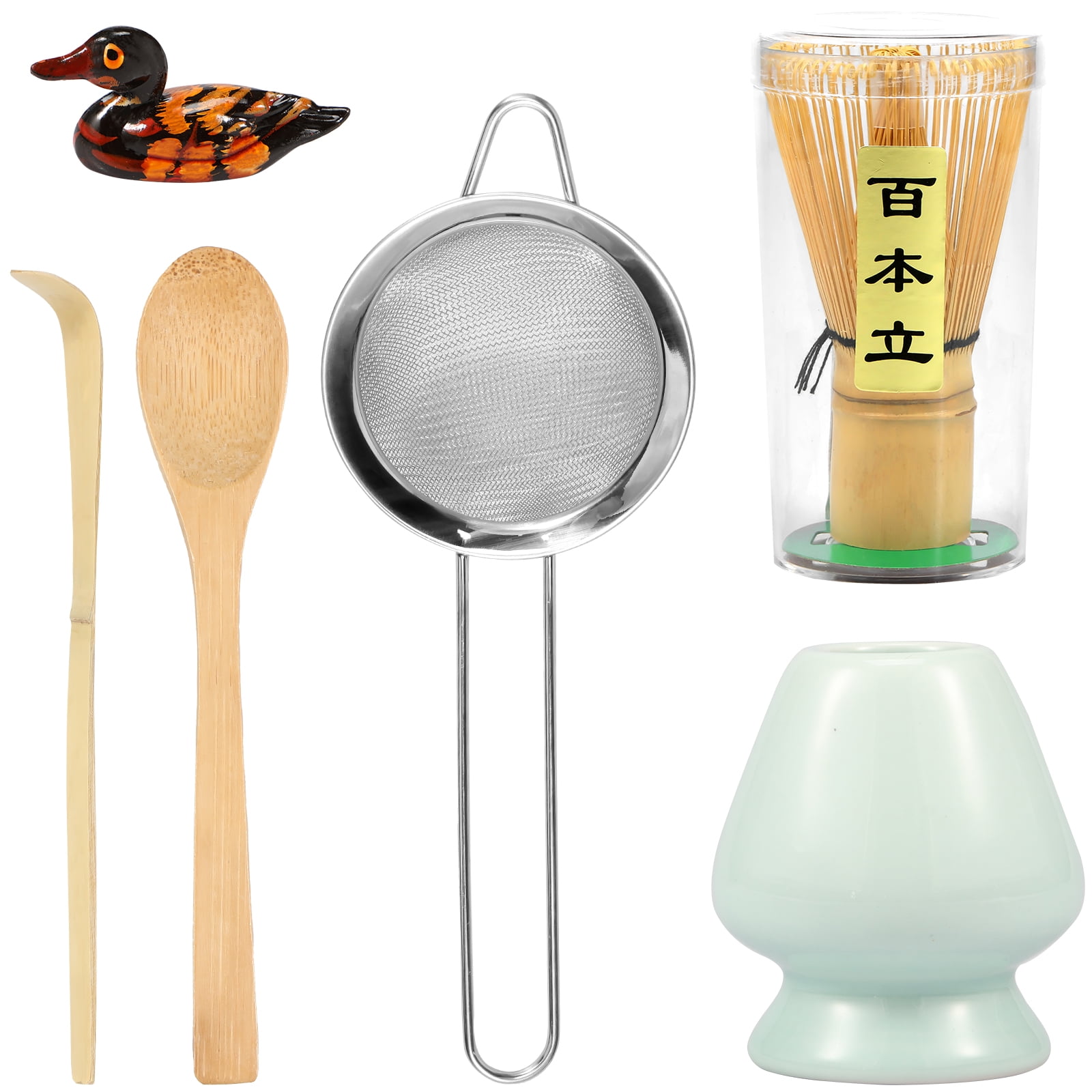 7pcs Matcha Whisk Set Reusable Matcha Making Kit Portable Japanese ...