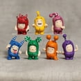 7pcs Mini 4cm PVC Anime Cartoon Oddbods Toys Doll Figures Collectible ...