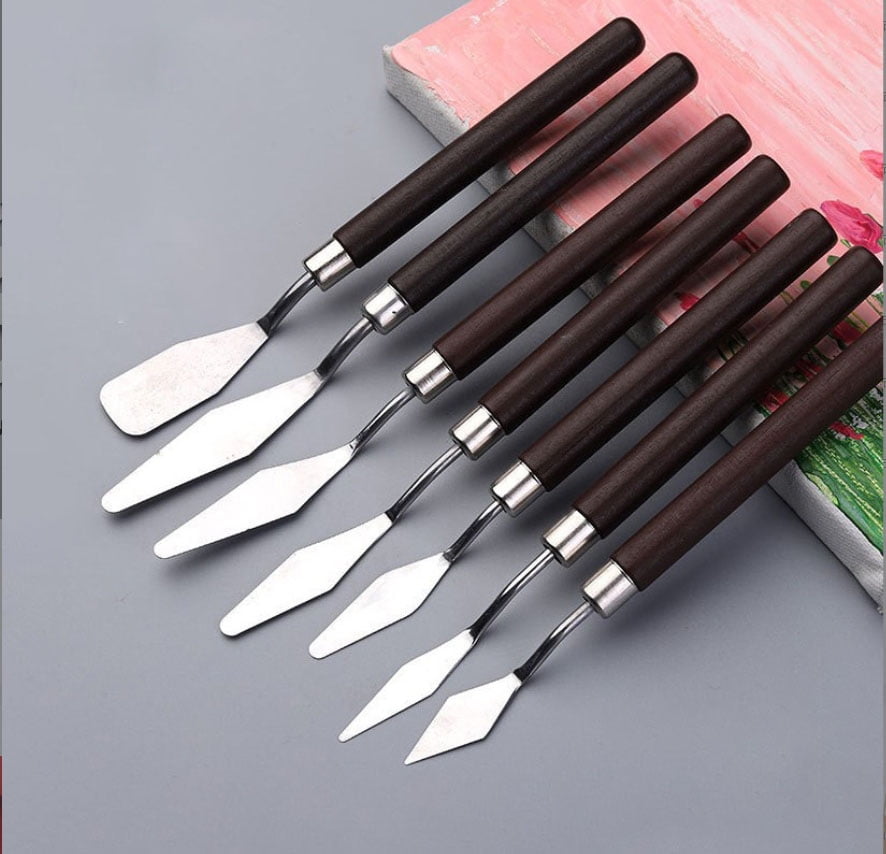 7pcs Oil Painting Set Tools Oil Paint Spatulas Painting Mixing Tool ...