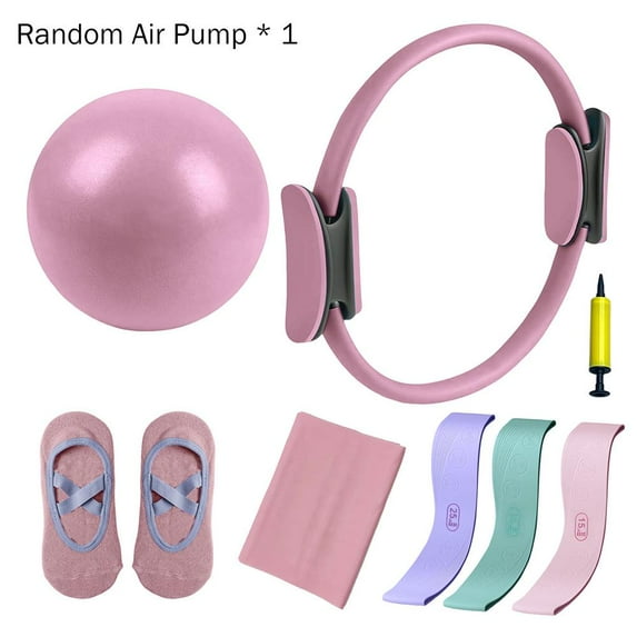 7pcs Pilates ring set, incl. Pilates ring, yoga ball, fitness band ...