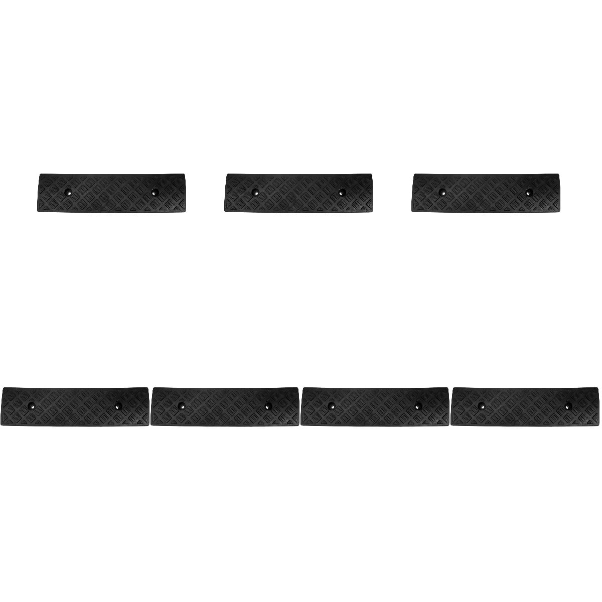 7pcs Plastic Curb Ramps Threshold Ramp Slope Ramp for Driveway Car ...