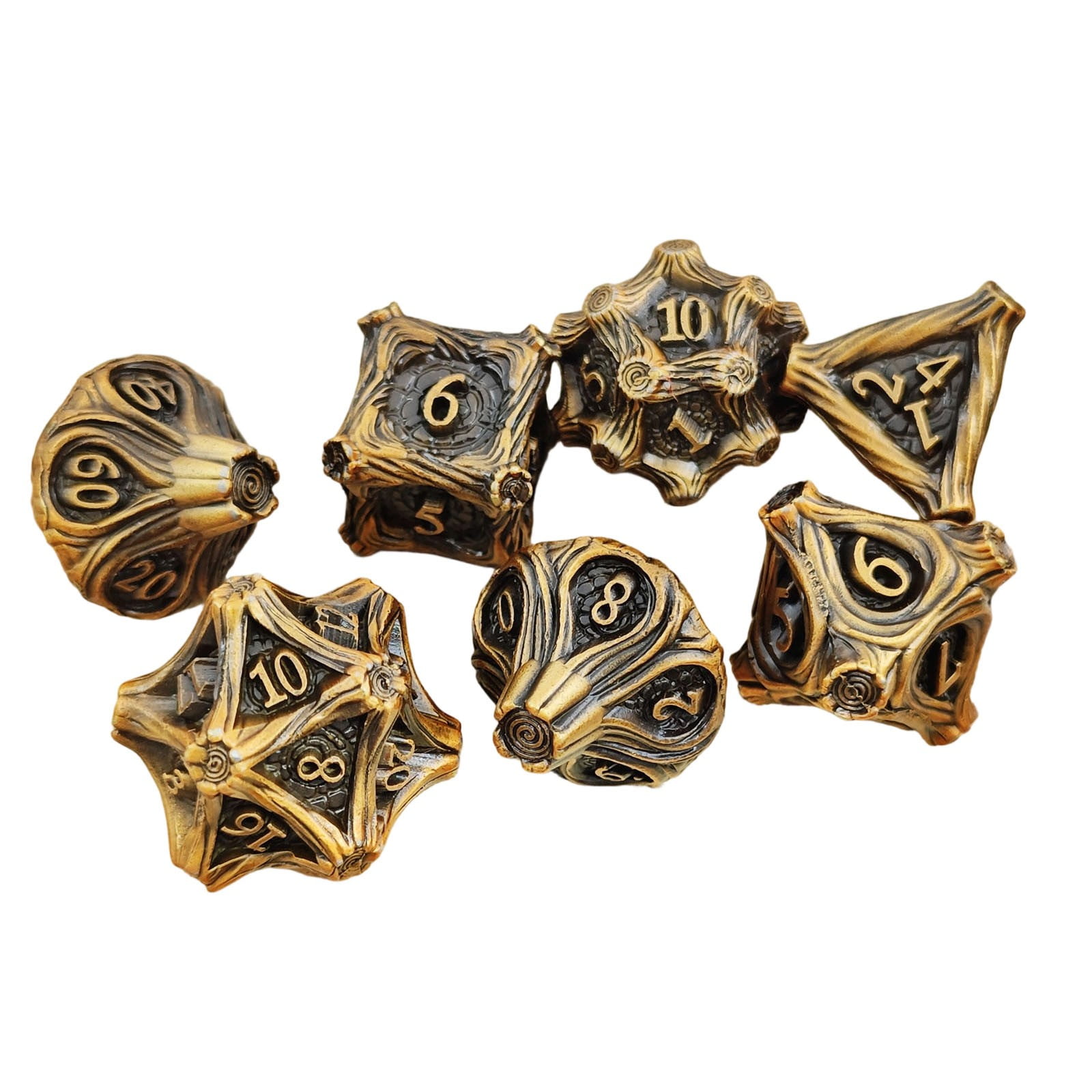 7pcs Polyhedral Dice, for Role Playing Table Games Party Hand Speed ...