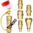 7pcs Propane Quick Connect Fittings Adapter for Propane Hose Propane ...
