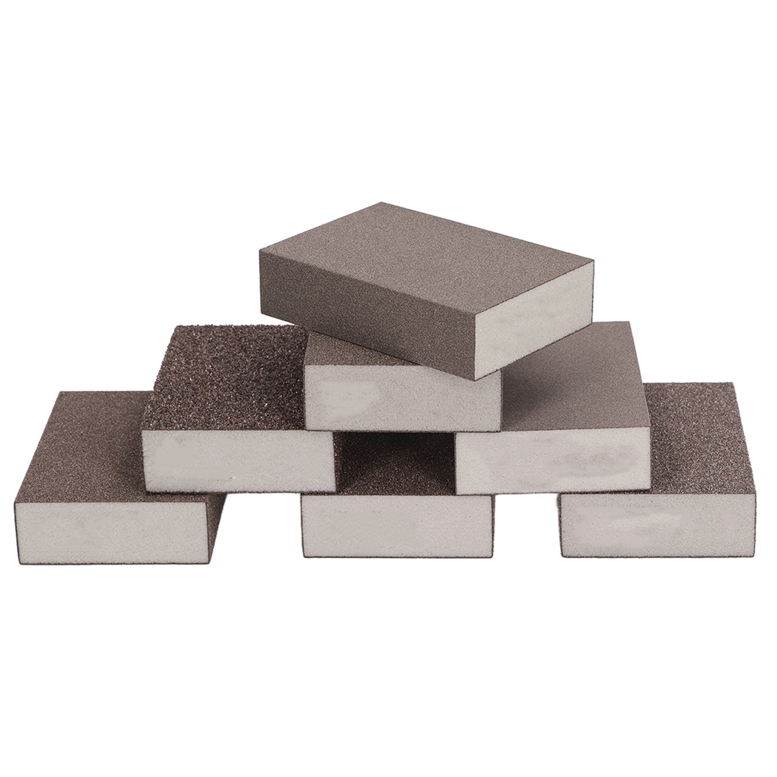 7pcs Sanding Sponges,Sanding Block,Washable and Reusable Soft Sanding ...