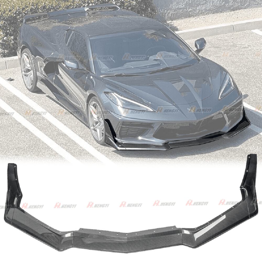 7pcs Set Front Bumper Lip for 2020-2023 Chevrolet Corvette C8, Front ...