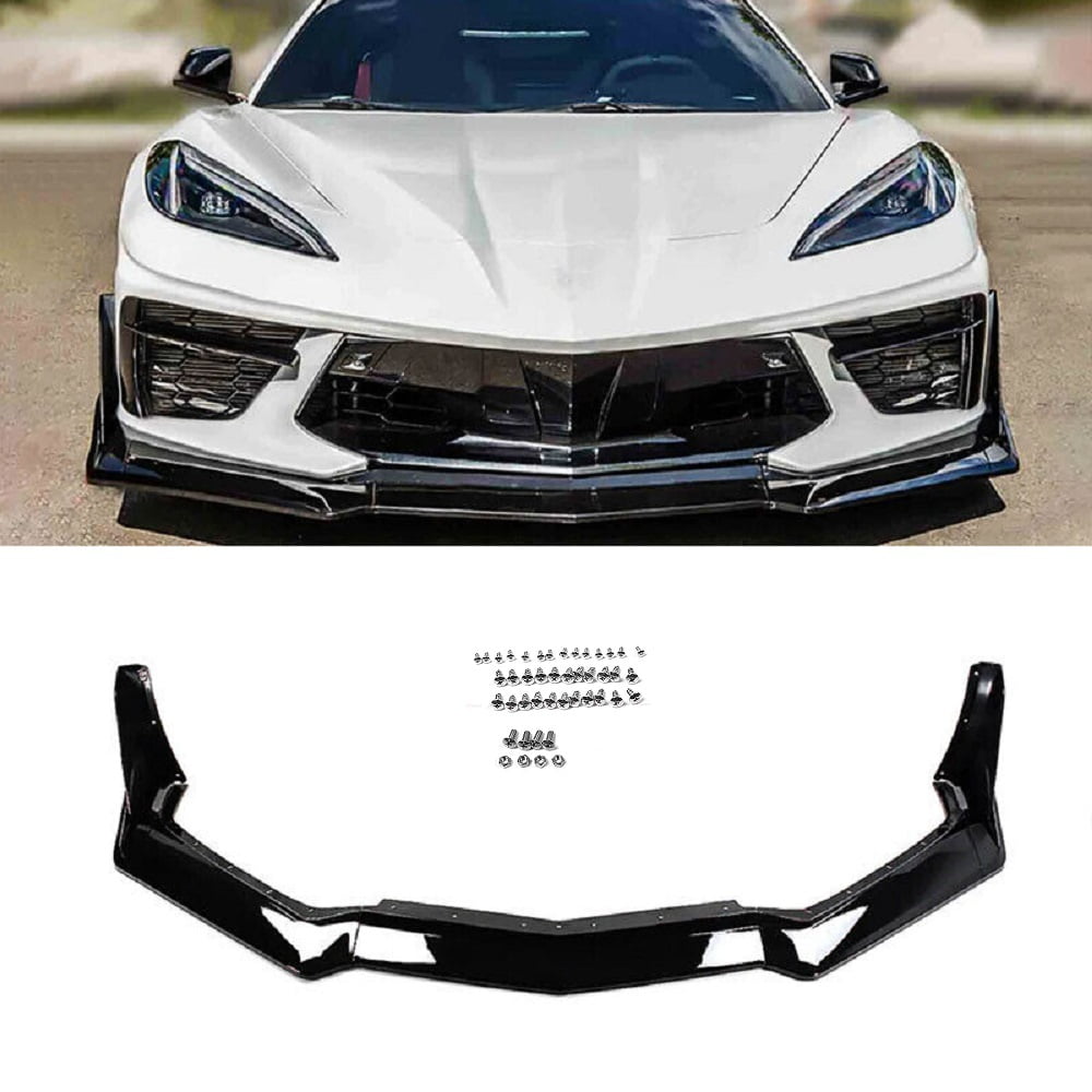 HHENGYISOUL 7pcs Gloss Black Front Bumper Lip Kit, Fits 2020-2023 ...
