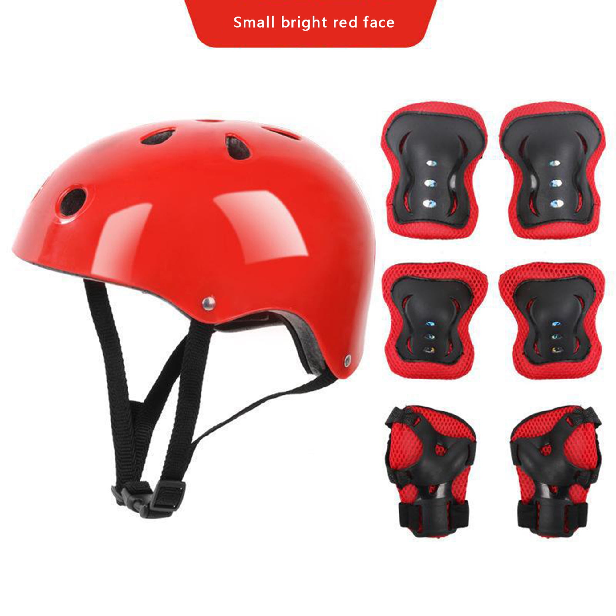 7pcs Set Kids Bike Armor Set Lightweight Adjustable Kids Skateboard ...