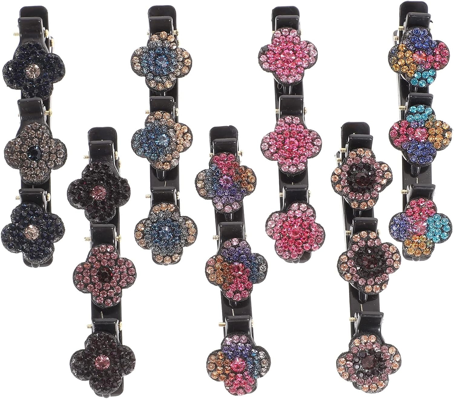 7pcs Side Hairpin Hair Rhinestones Hair Clip for Women Hair Clips for ...