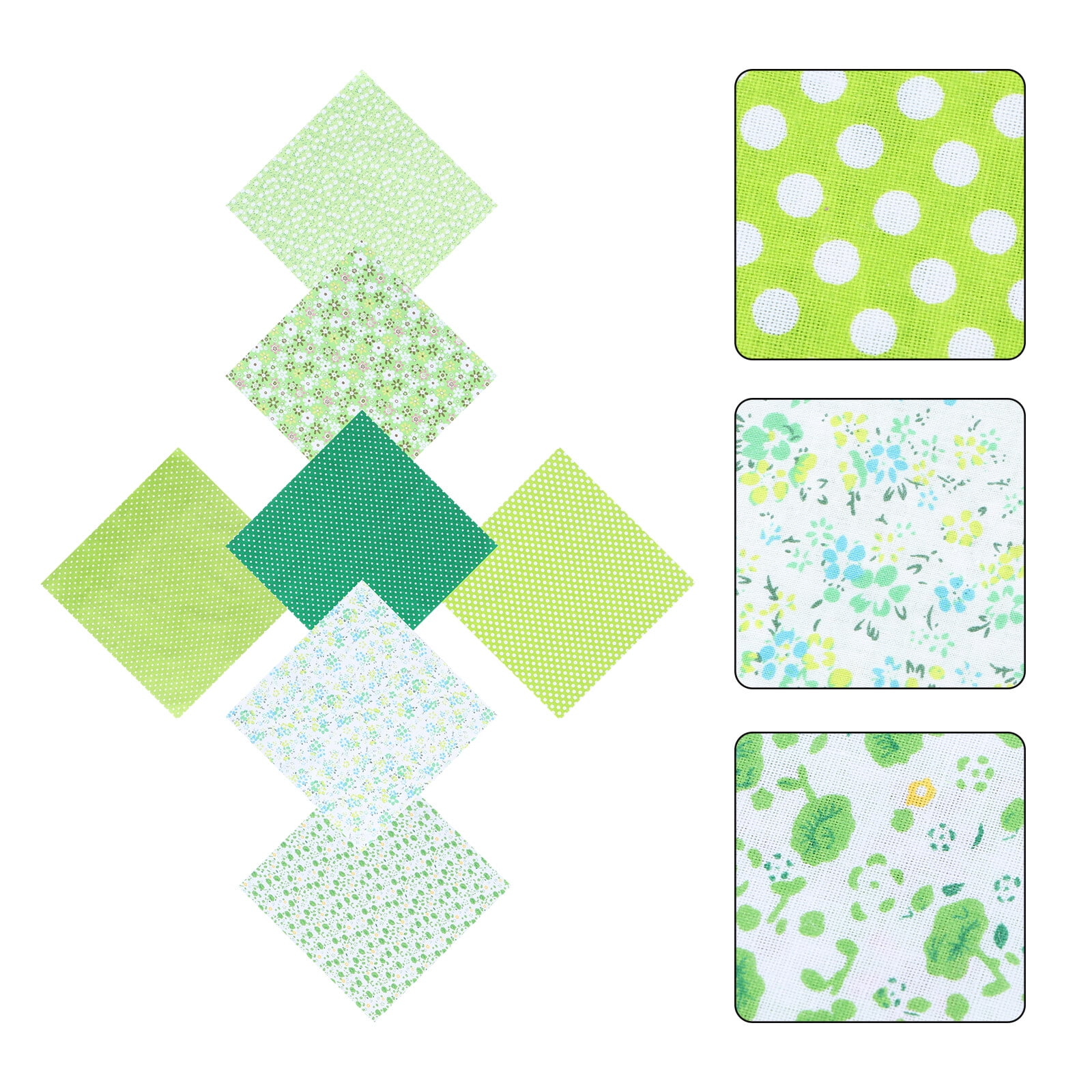 7pcs St. Patricks Day Fabrics Decorative Quilting Fabrics Sewing Fabric ...