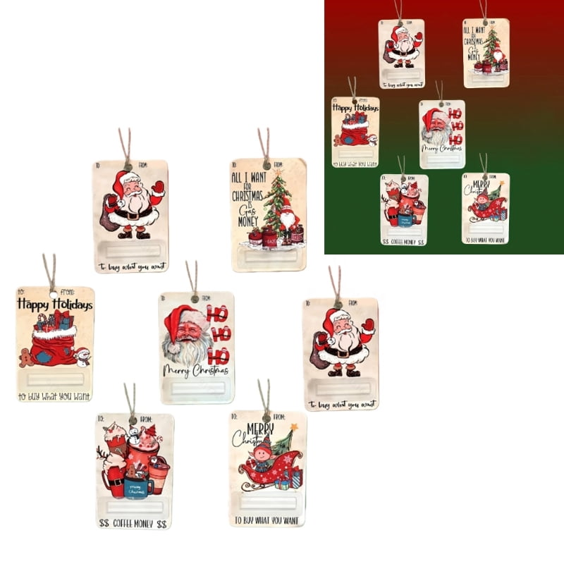 7pcs Unique Tree Paper Money Clip Child Safe Holiday Celebration ...