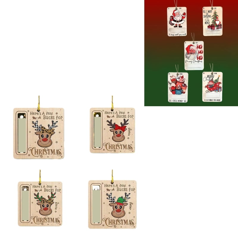 7pcs Unique Tree Paper Money Clip Child Safe Holiday Celebration ...