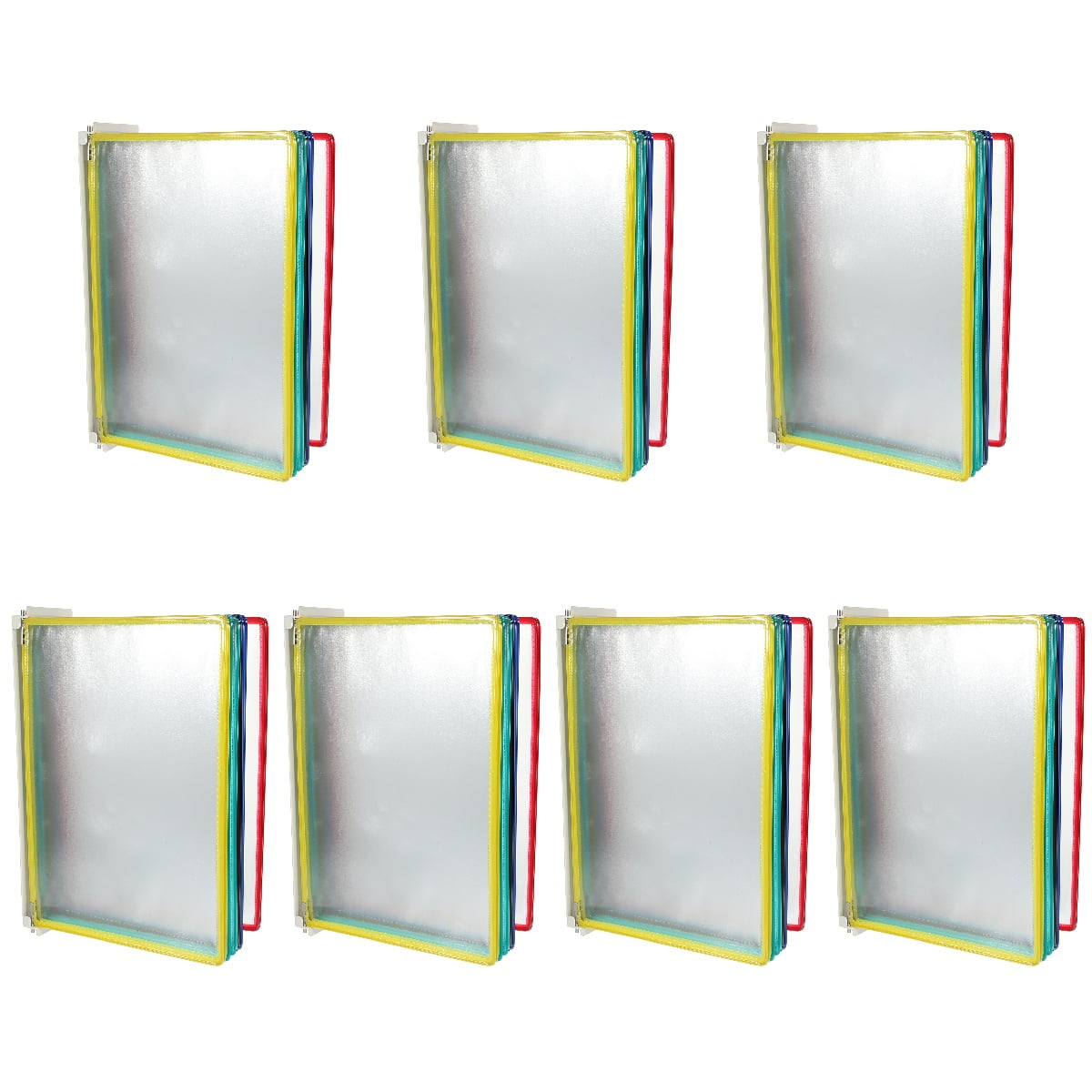 7pcs Wall Mount Reference and Display System Reference Rack Double ...