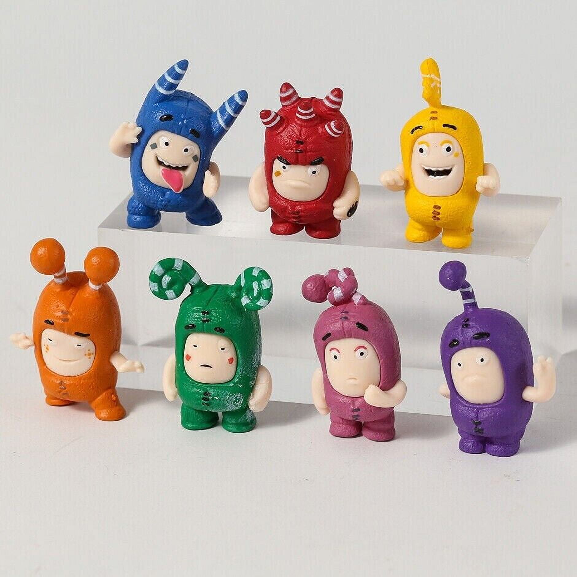 7pcs/set Anime Cartoon Oddbods Cute Toys Doll PVC Figures Collectible ...