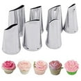 7pcs/set Cake Decorating Tips Set Cream Icing Piping Fondant Rose ...