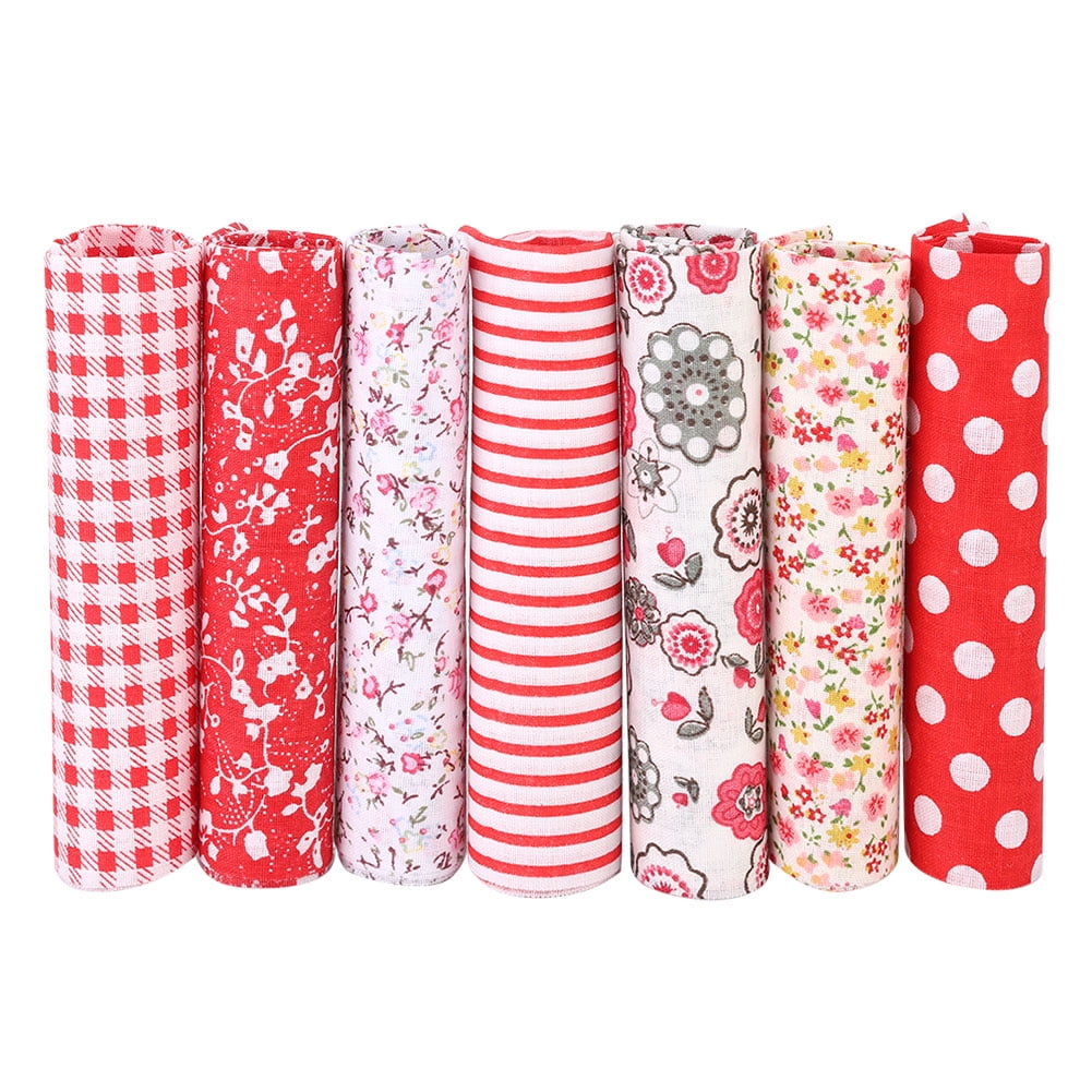 7pcs / set Cotton Batiks Sewing Craft Cloth for DIY Wallet Cushion ...