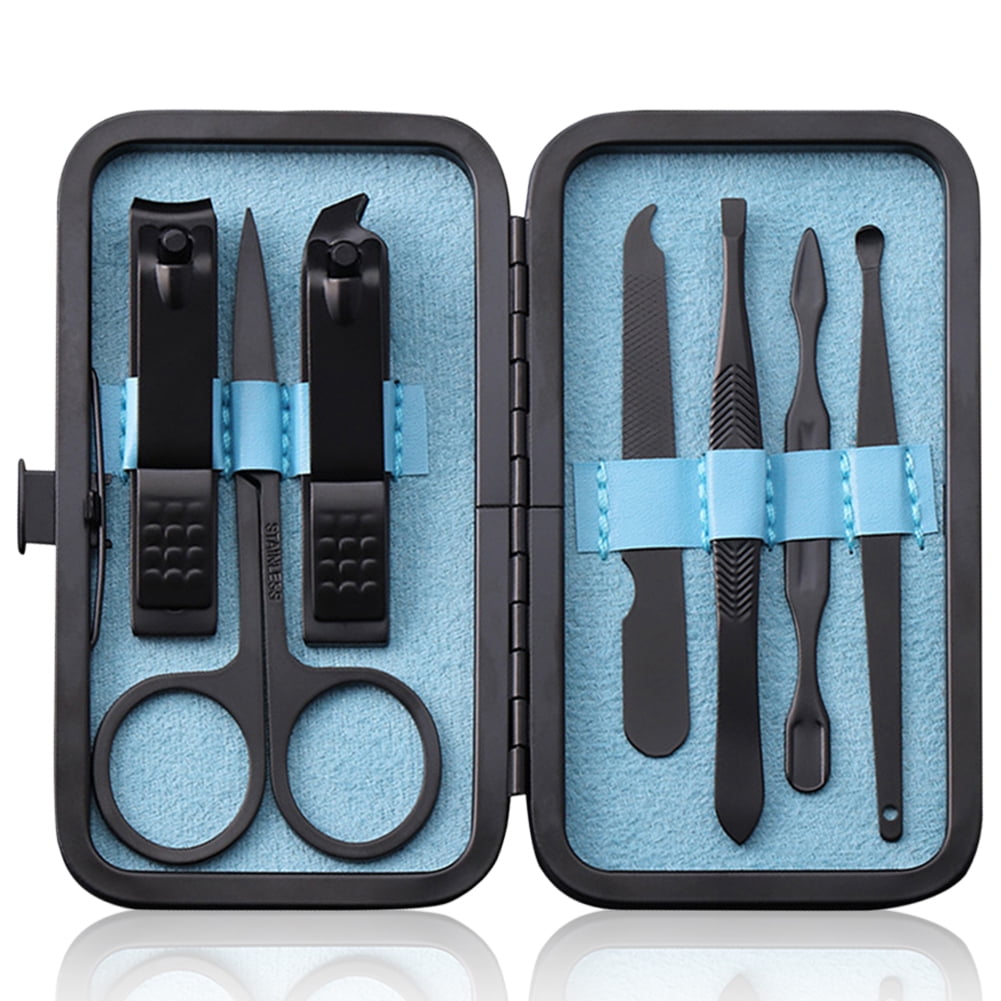 7pcs/set Manicure Nail Clippers Pedicure Set Travel Hygiene Kit Nail ...