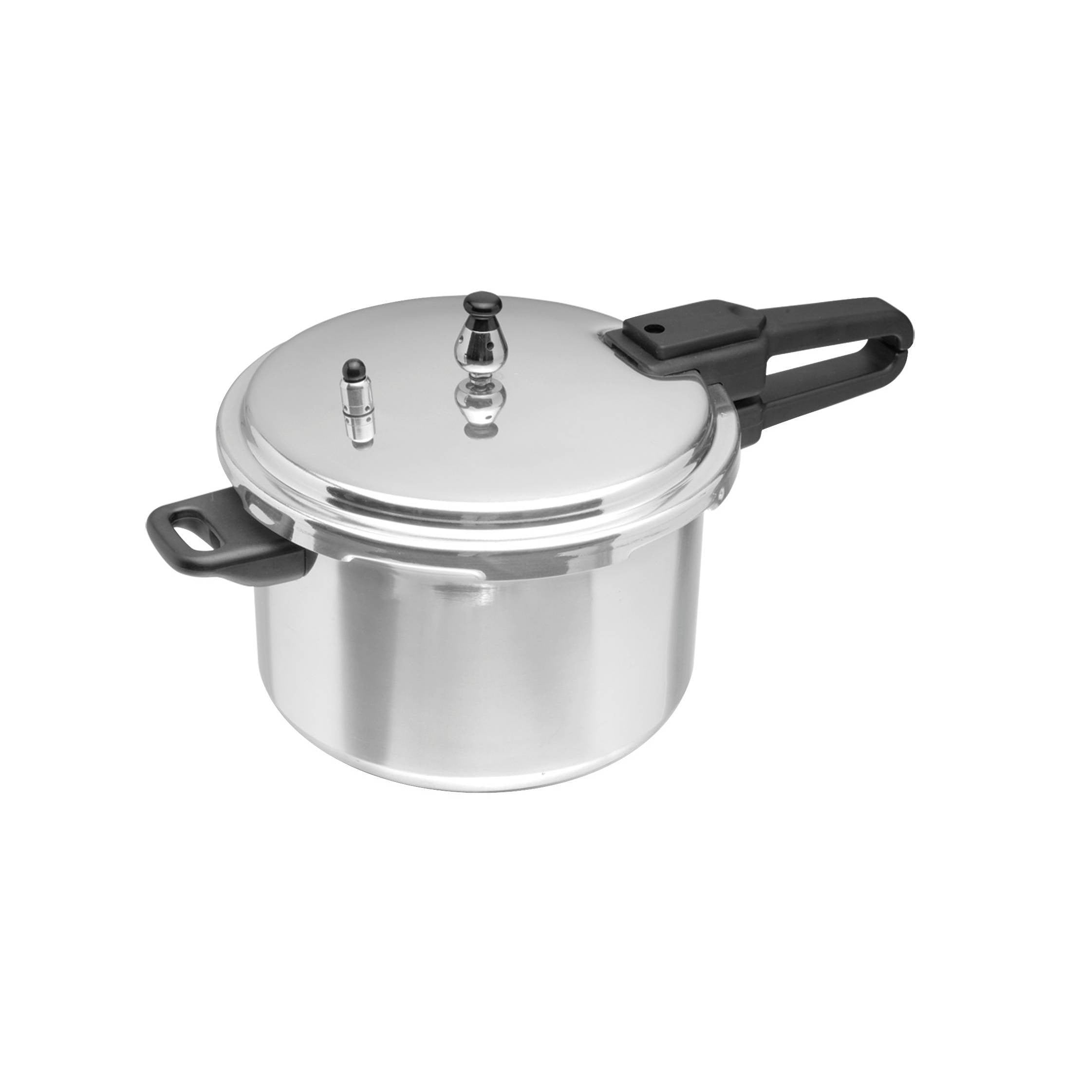 7qt Stovetop Natural Finish Basic Pressure Cooker - Silver: Aluminum ...