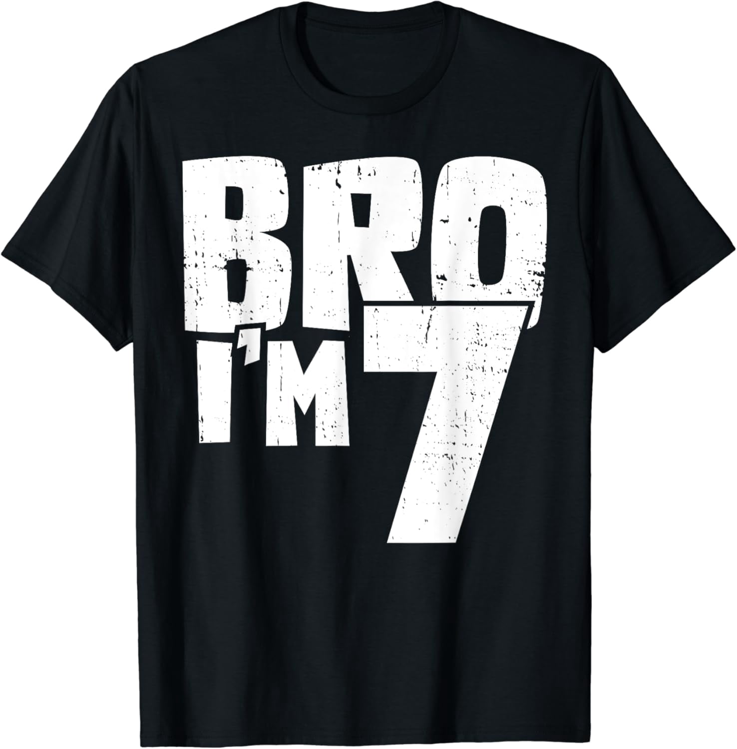 7th Birthday Boy Bro I’m 7 Year Old T-Shirt - Walmart.com