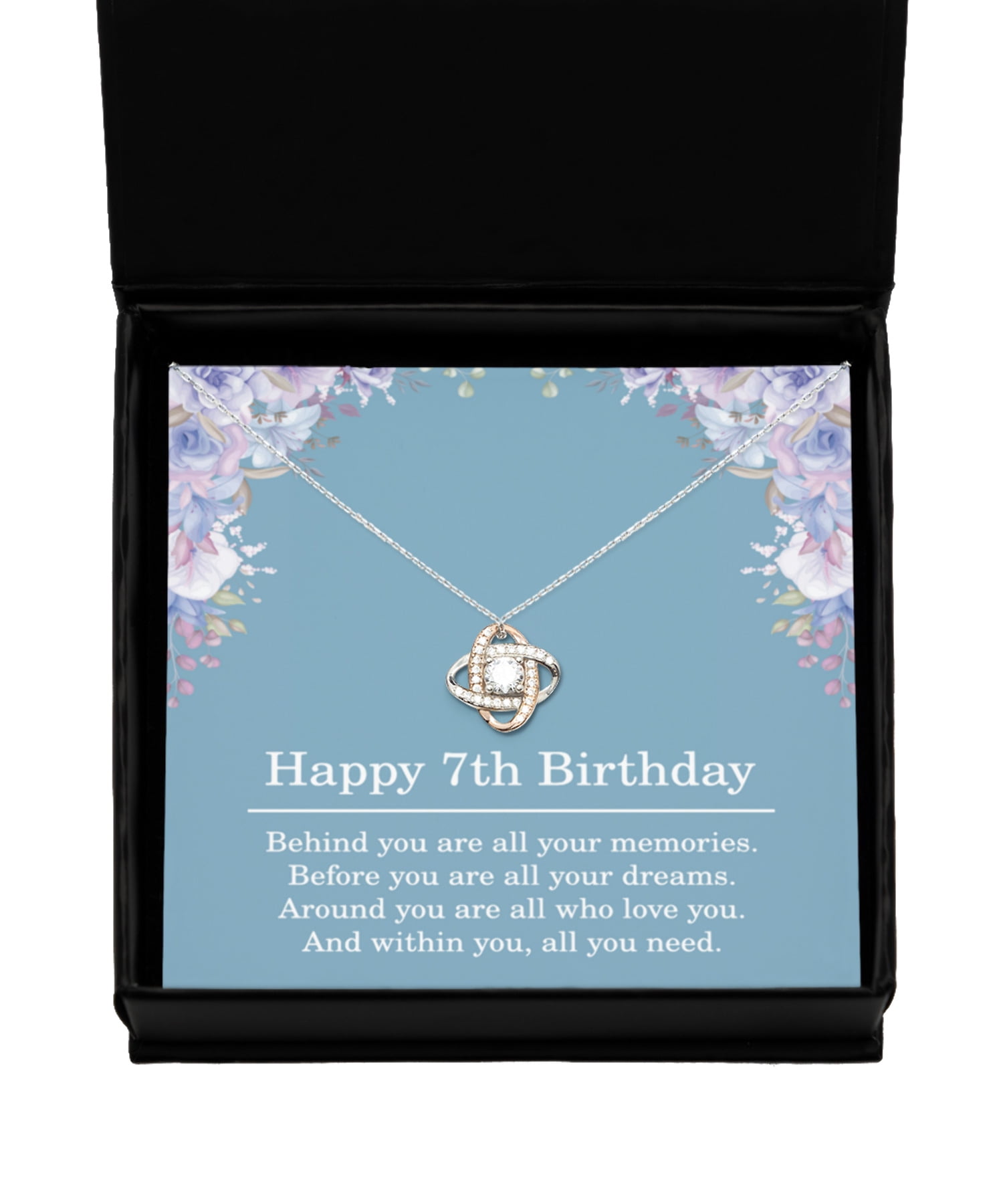 7th Birthday Necklace for Women Best Friend Gift for Her 7 Years Old ...