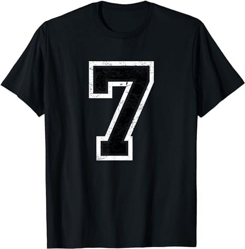 7th Birthday - Number 7 T-Shirt - Walmart.com