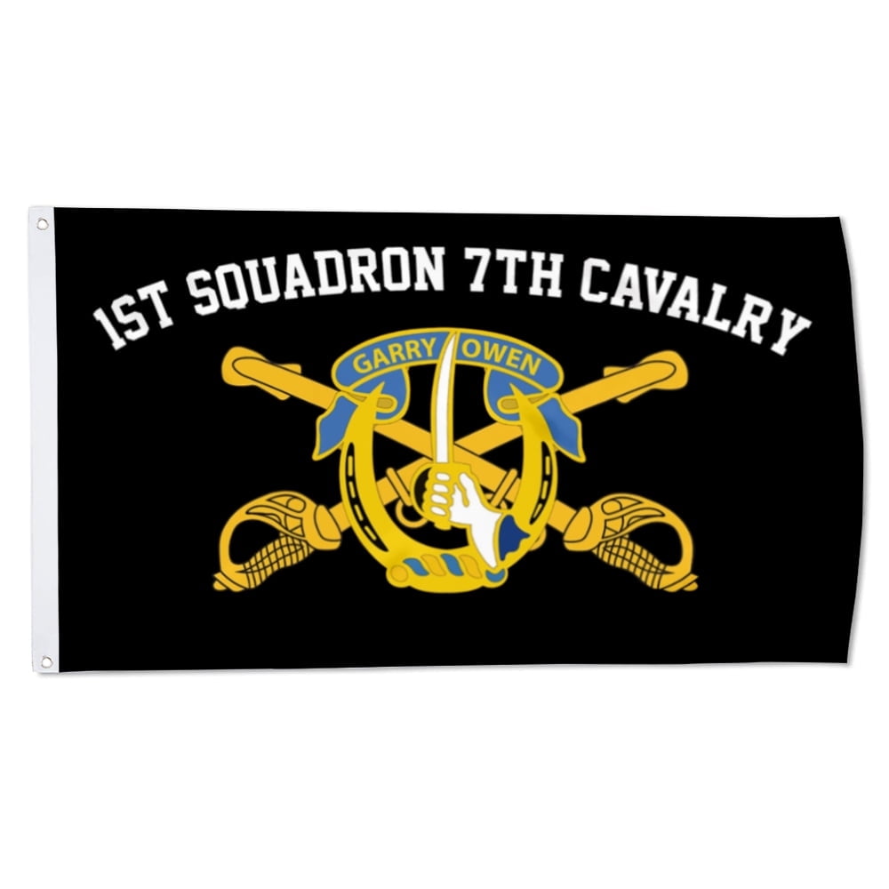 7th Cavalry 1st squadron Flag CAV Garry Owens US Army Military Flags ...