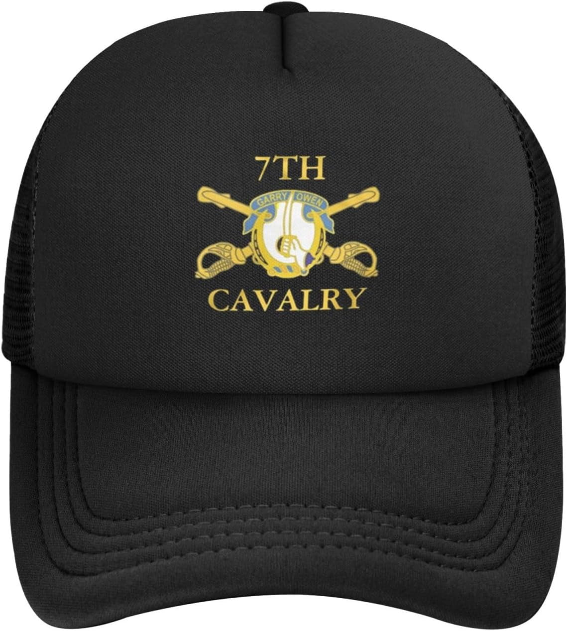 7th Cavalry Flag Cap Hats for Men Women Veteran Baseball Cap Adjustable ...