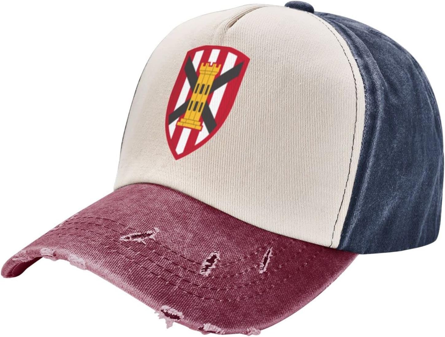 7th Engineer Brigade Cowboy Hats for Men, Adjustable Cotton Denim ...