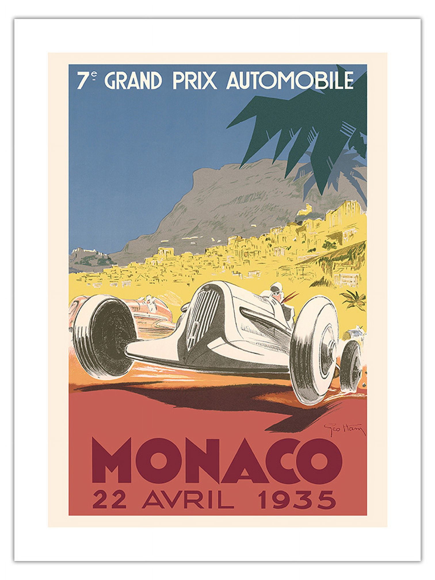 7th Grand Prix Monaco 1935 - Formula One Auto Racing - Vintage Car ...