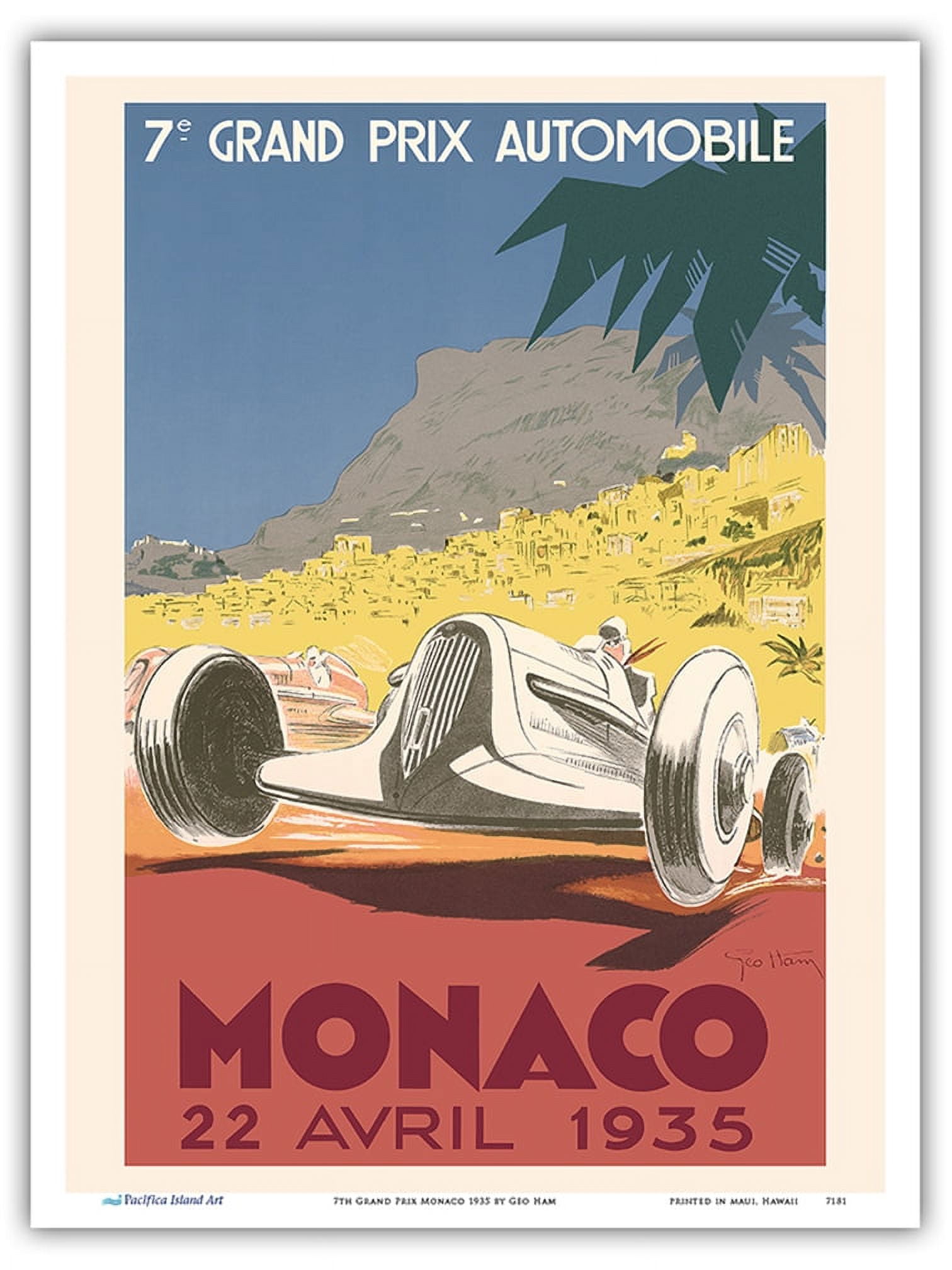 7th Grand Prix Monaco 1935 - Formula One Auto Racing - Vintage Car ...