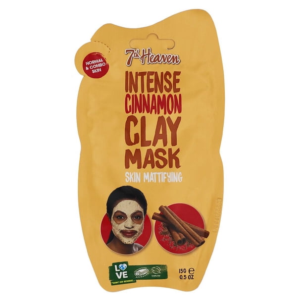7th Heaven Intense Cinnamon Peel Off Clay Facial Mask, Mattifying for ...