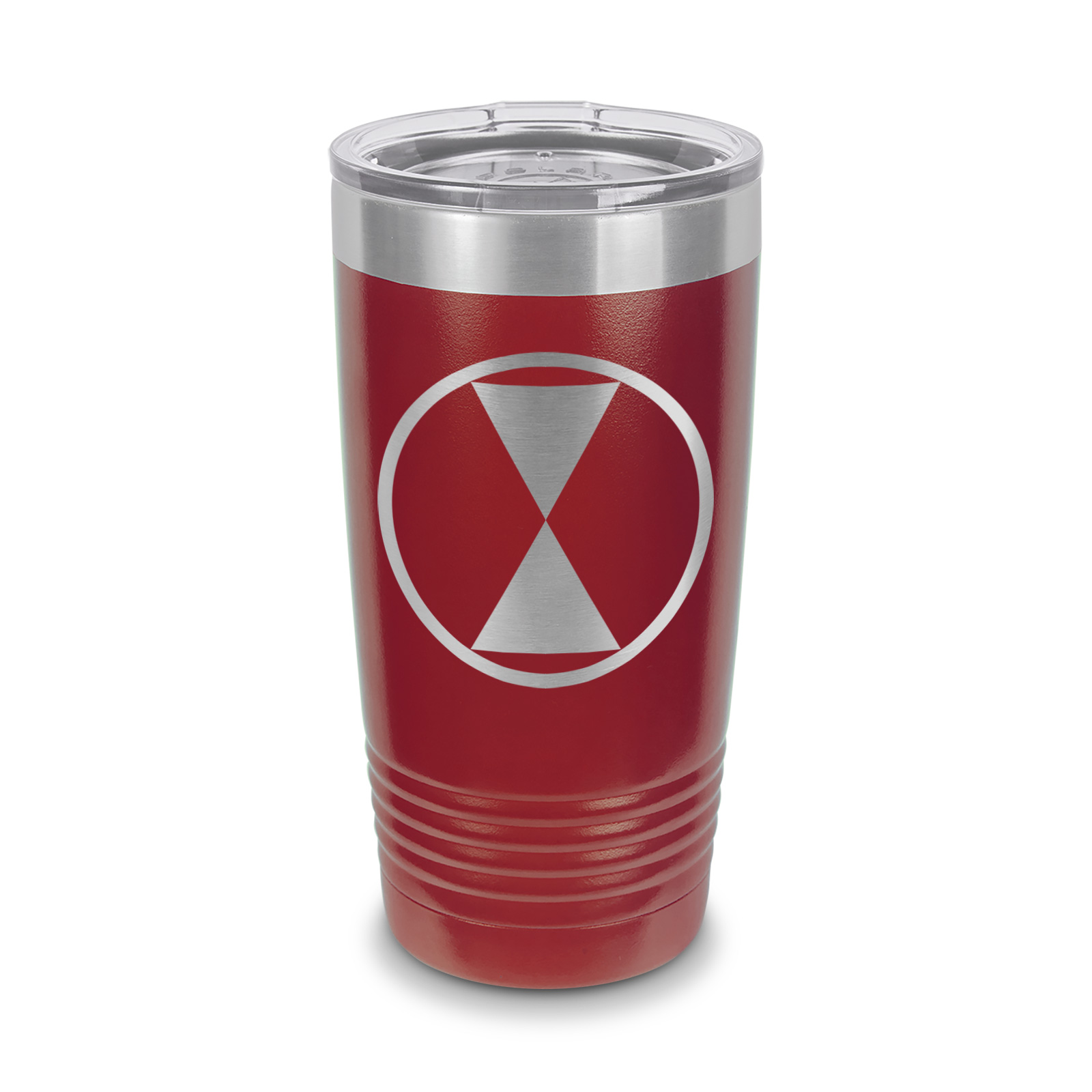 7th Infantry Division Tumbler 20 oz - Laser Engraved w/ Clear Lid ...