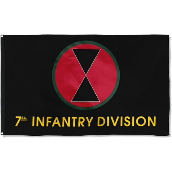 7th Infantry Division flag banner with 2 Grommets (4x6Feet) - Walmart.com