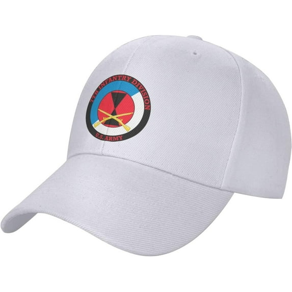 7th Infantry Division with Crossed Rifles Cap Hats for Men Women ...