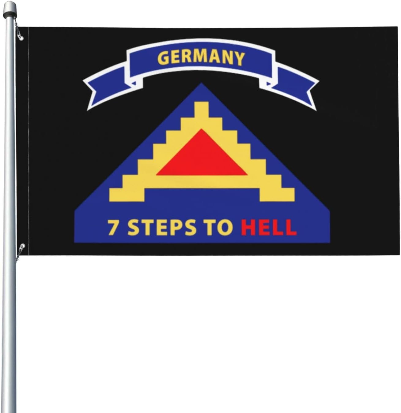 7th United States Army 7 Steps Hell Garden Flag 3x5 Ft Decor Outdoor ...
