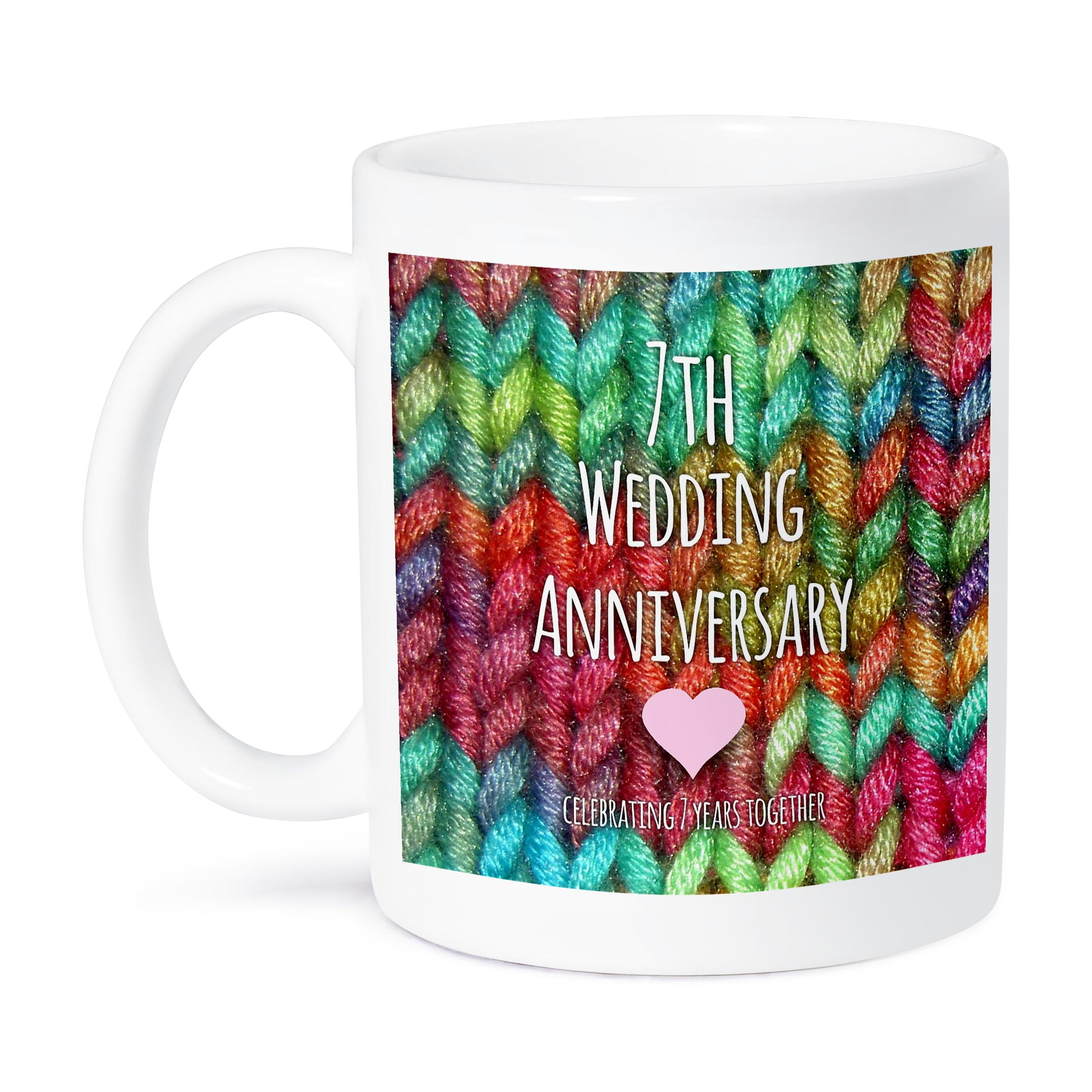 3dRose, Gift For 7th Wedding Anniversary - Wool Celebrating 7 Years ...